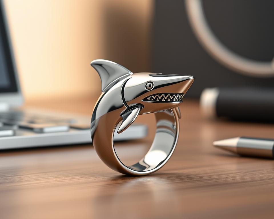 Shark Fidget Ring: The Captivating Desk Accessory
